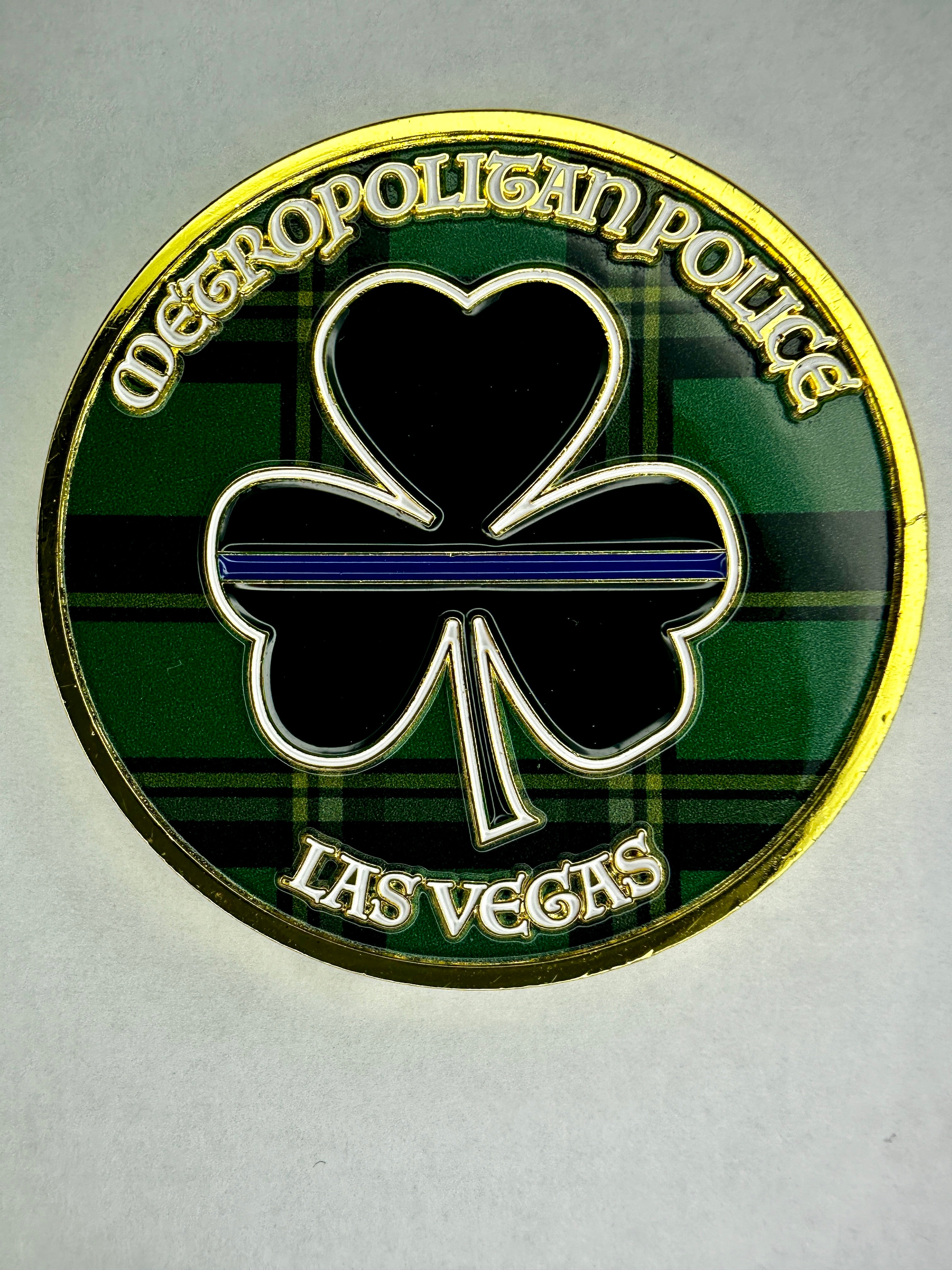 Challenge Coin, Irish | Las Vegas Metro Honor Guard